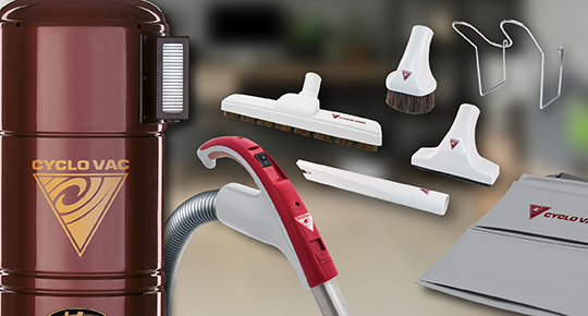 Central Vacuum System Economic pack - Cyclo Vac | Central Vacuum Cyclovac